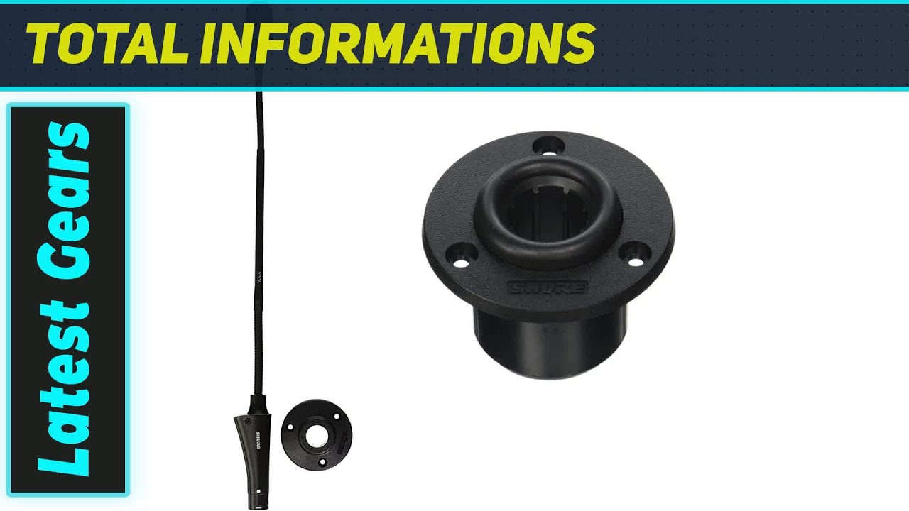 Shure CVG12-B/C & A400SM: The Ultimate Gooseneck Mic Solution - YouTube