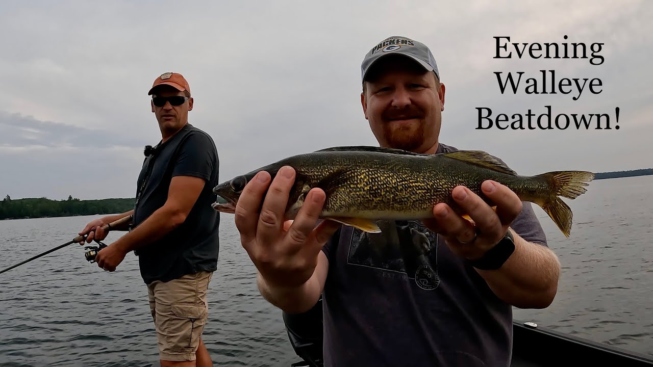 Fun technique to catch summer walleye in northern Wisconsin - YouTube