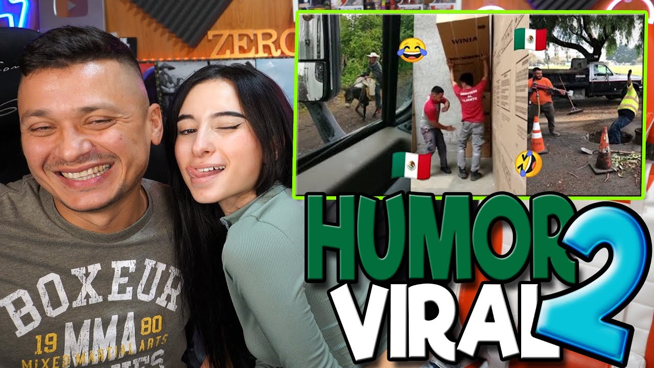 Reaccionando CON MI PRIMA a 🔥HUMOR VIRAL #2 🇲🇽 PURO HUMOR 🤠😏😱 - YouTube