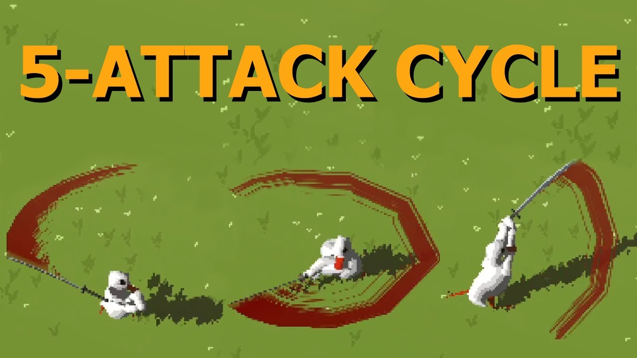 3D Pixel Art | 5-Attack Cycle - YouTube