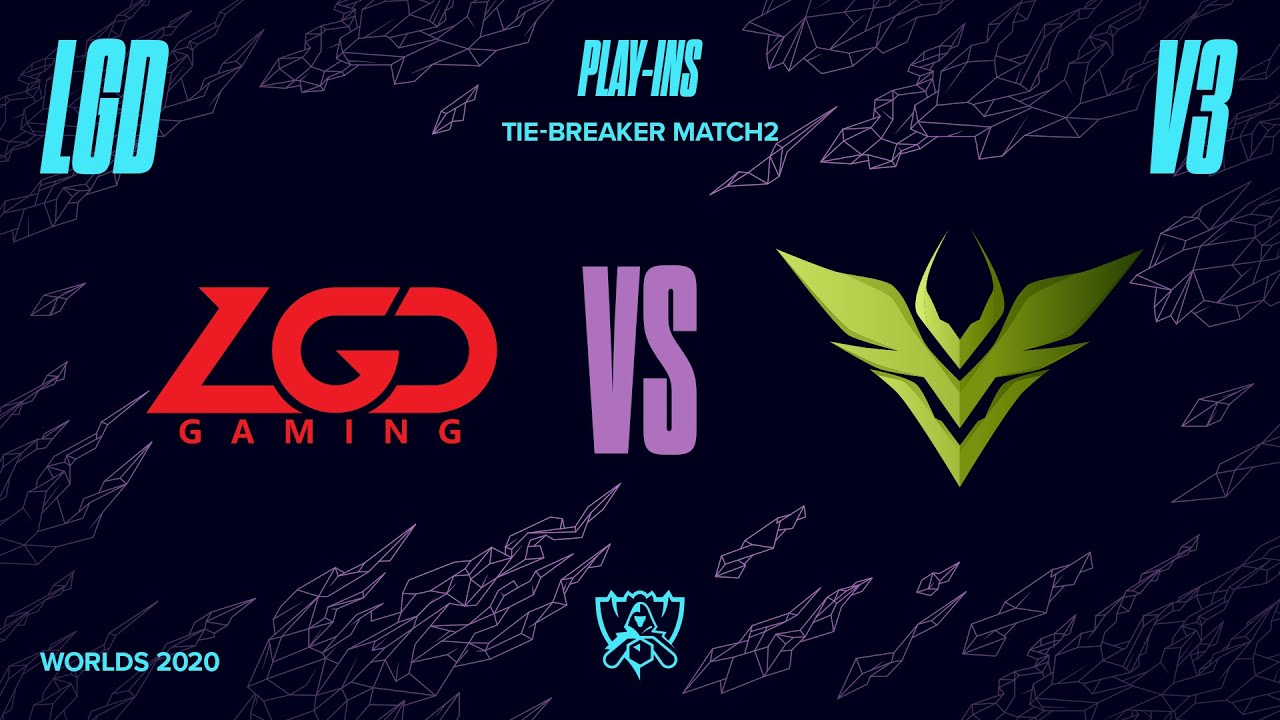 LGD vs V3 | Play-In Stage Day3 Tie Match2 H/L 09.27 | 2020 월드 챔피언십 - YouTube