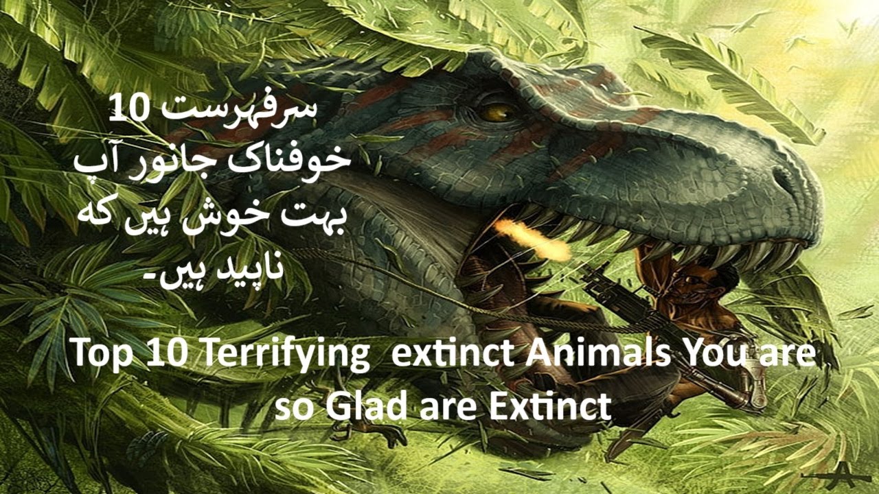 Top 10 Terrifying extinct Animals You are so Glad are Extinct - YouTube