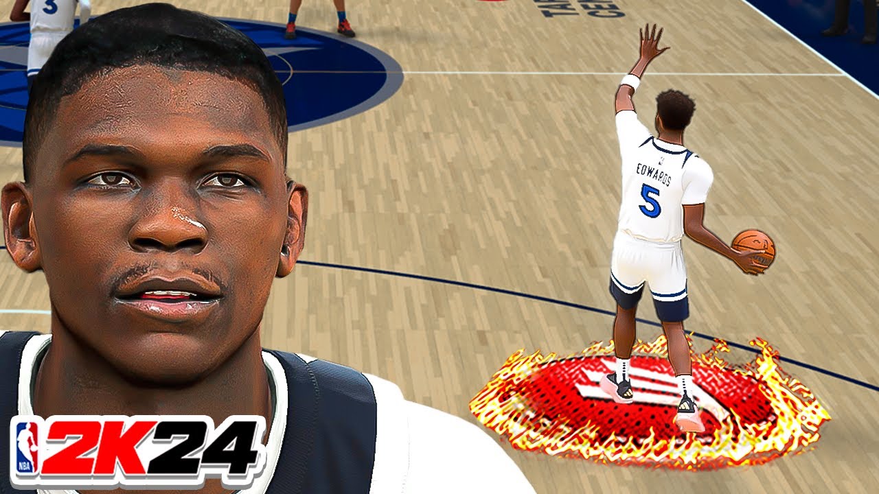 PLAYOFF Anthony Edwards Is ELITE In NBA 2K24 Play Now Online - YouTube