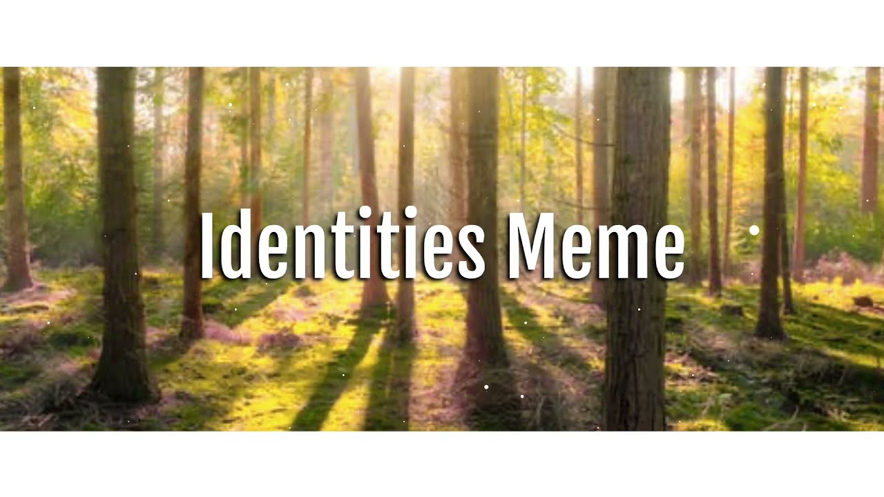 Identities Meme (FREE BACKGROUND) (60FPS) - YouTube