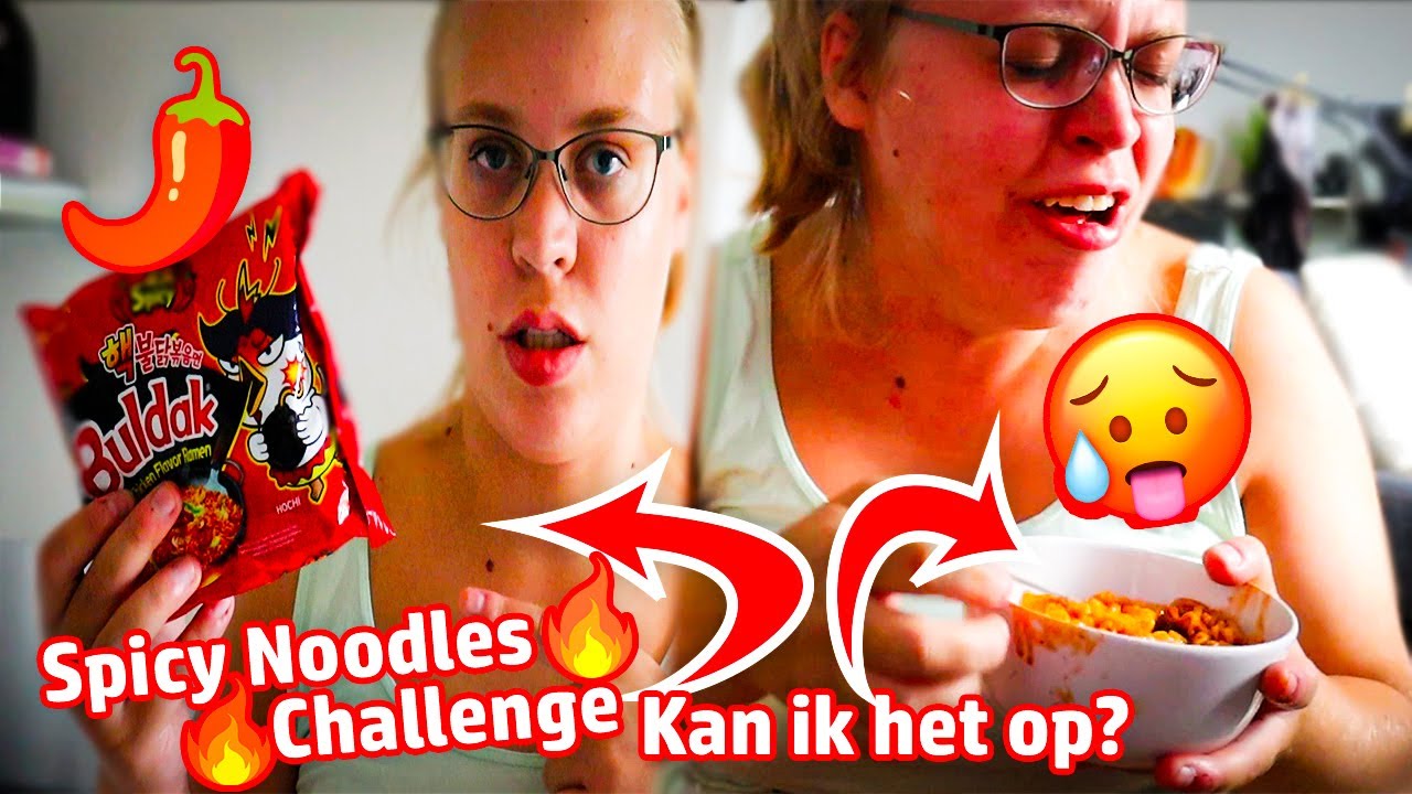 Kan ik deze Spicy Noodles op ? | Spicy Noodles *Challenge🔥🌶️🥵 | - YouTube
