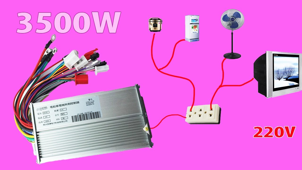 How to make a simple inverter 3500W, 12 transistor IRF 3205, creative ...