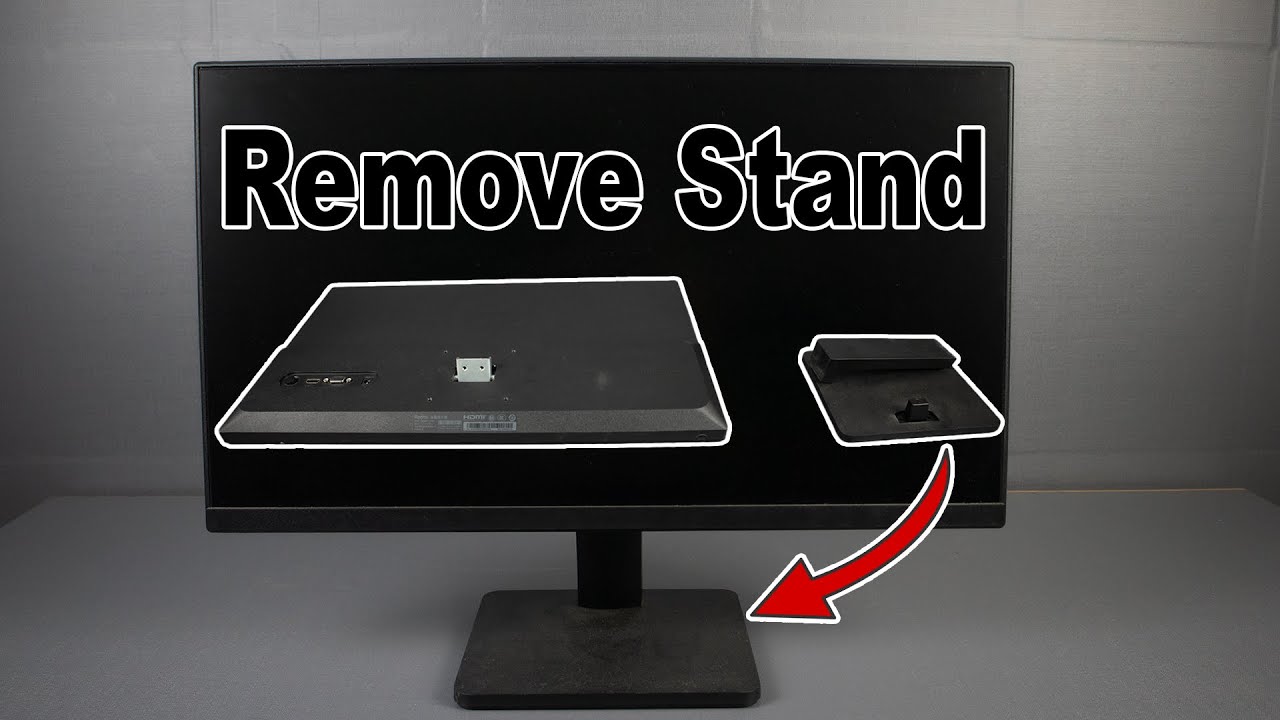 How to Remove Redmi Monitor Stand Leg - YouTube