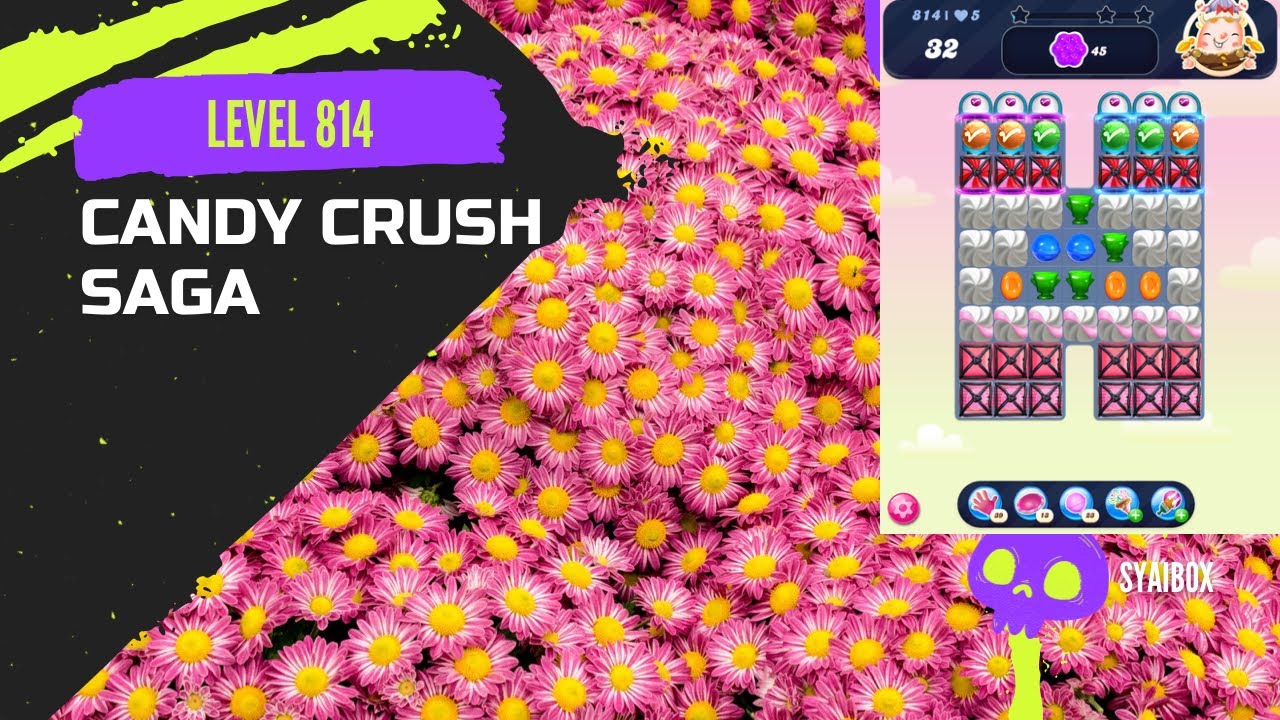 Candy Crush Saga | Level 814 | ⭐️⭐️⭐️ | NIGHTMARISHLY HARD LEVEL | (NO ...