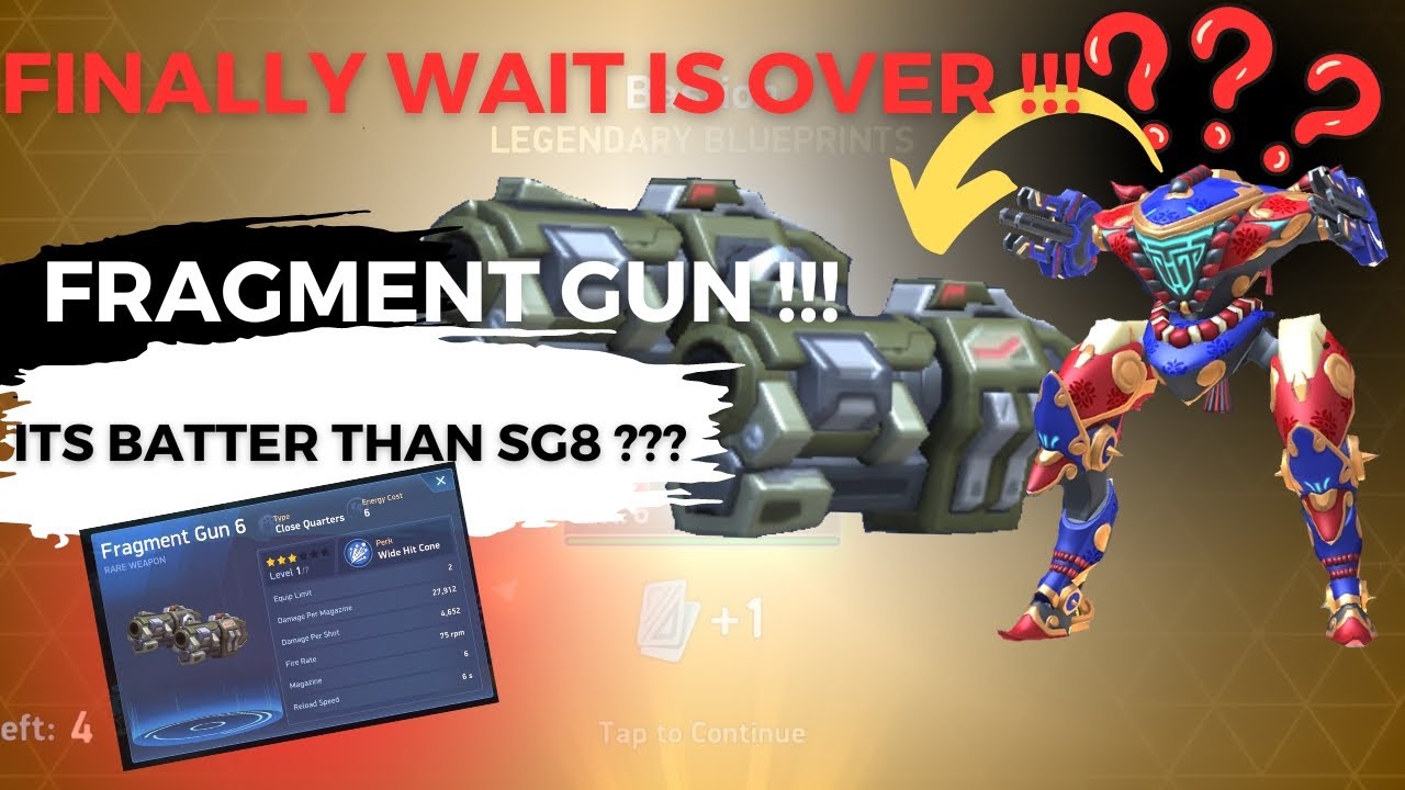 Mech Arena: Finally Fragment Gun is hare 😱 || Don't waste #mecharena # ...