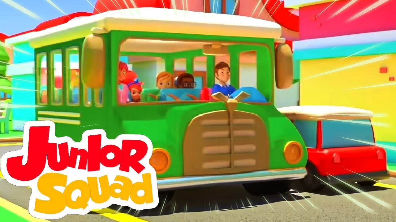 Ruedas en el bus | Canciones infantiles | Junior Squad Español Latino ...