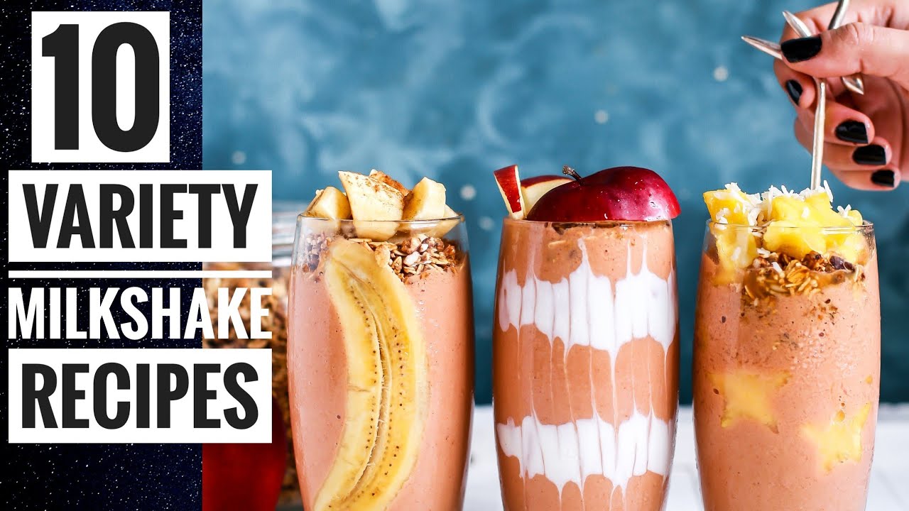 10+Variety Milkshake Recipes.പെട്ടന്ന് ഉണ്ടാകാൻ പറ്റുന്ന പത്തു മിൽക്ക് ...