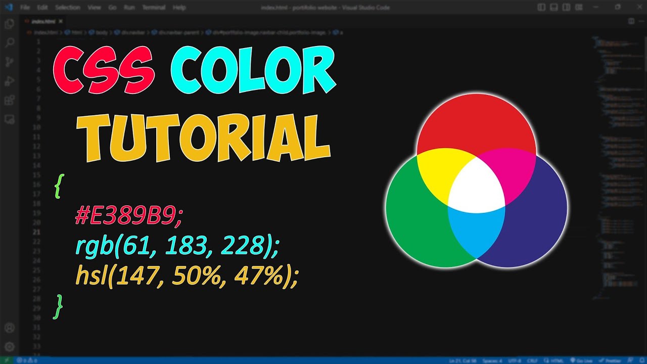 CSS Colors Tutorial for beginners || CSS Color Model || A Step by step ...