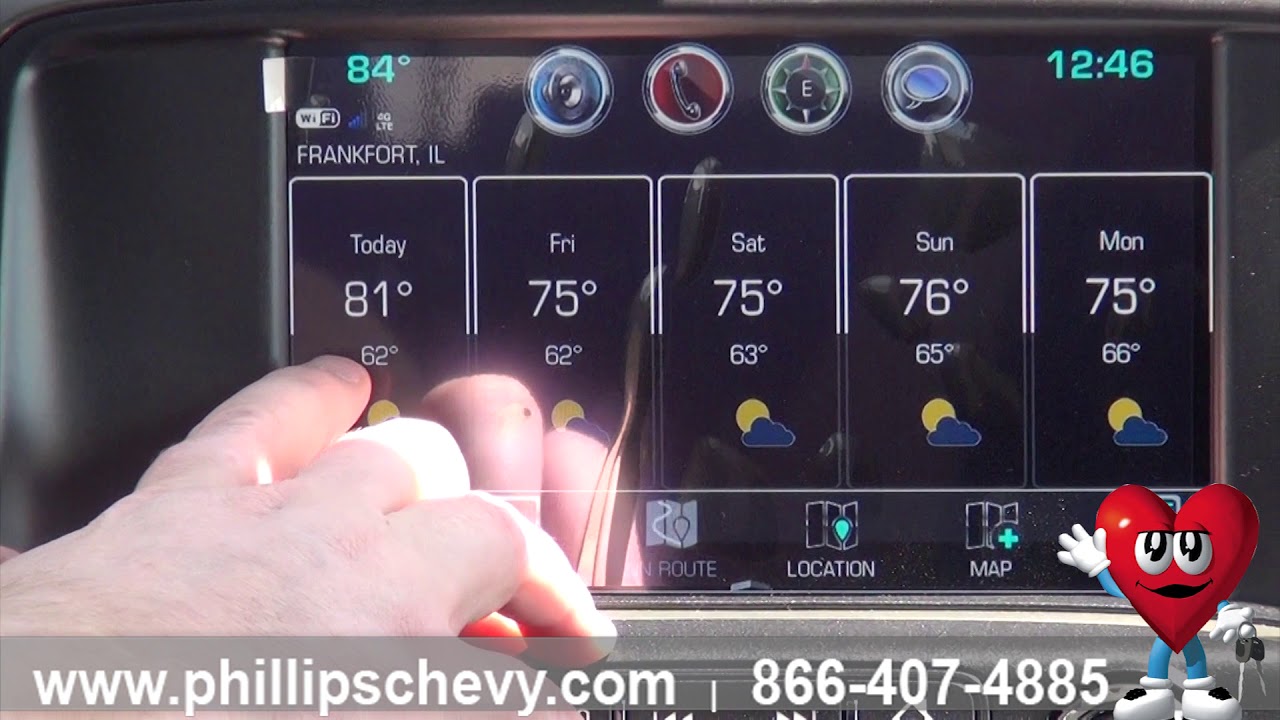Phillips Chevrolet - 2018 Chevy Silverado 1500 - Weather App - YouTube