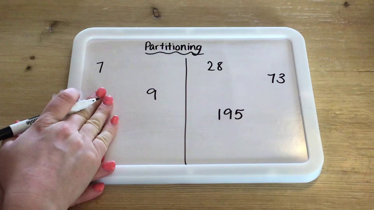 Partitioning 1 And 2 Digit Numbers YouTube Partitioning 1 And 2 Digit Numbers YouTube