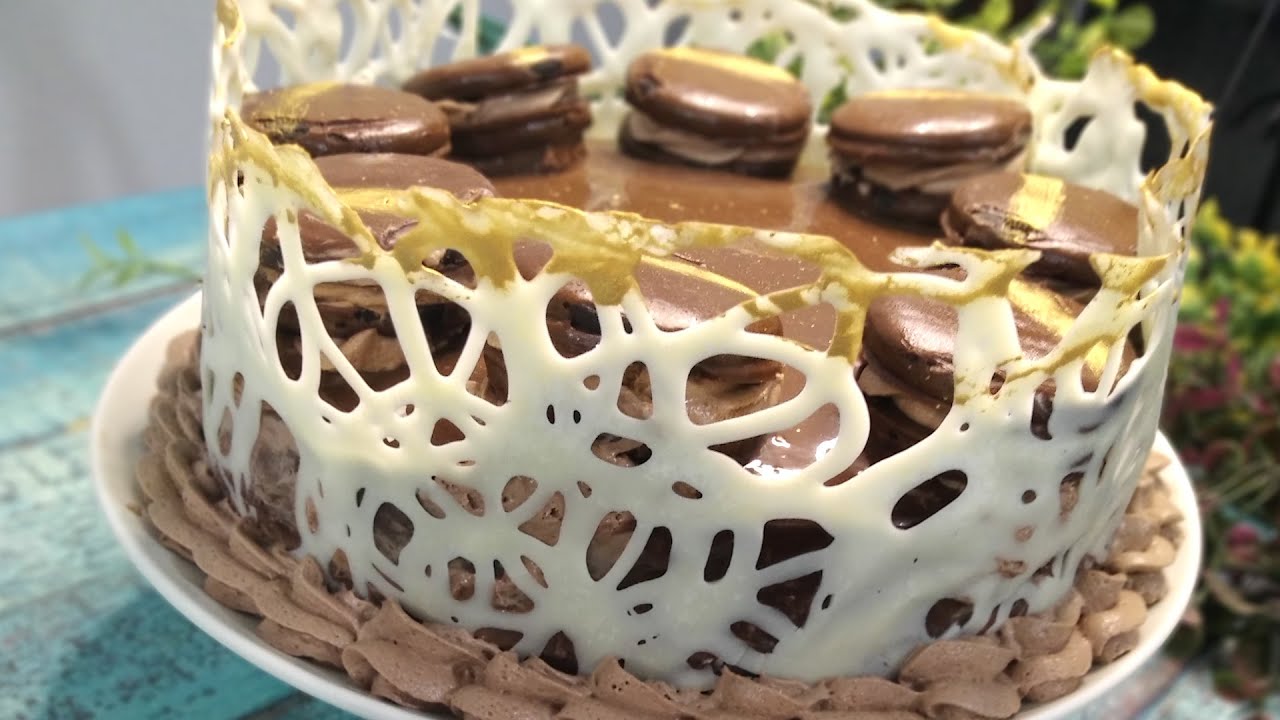 Chocolate cage cake | Cake Decoration - YouTube