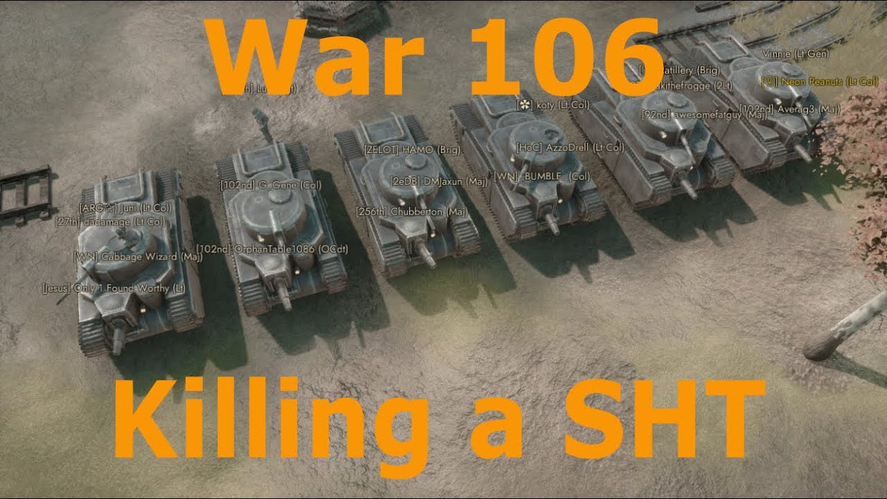 Foxhole War 106 - Killing a super heavy tank - YouTube