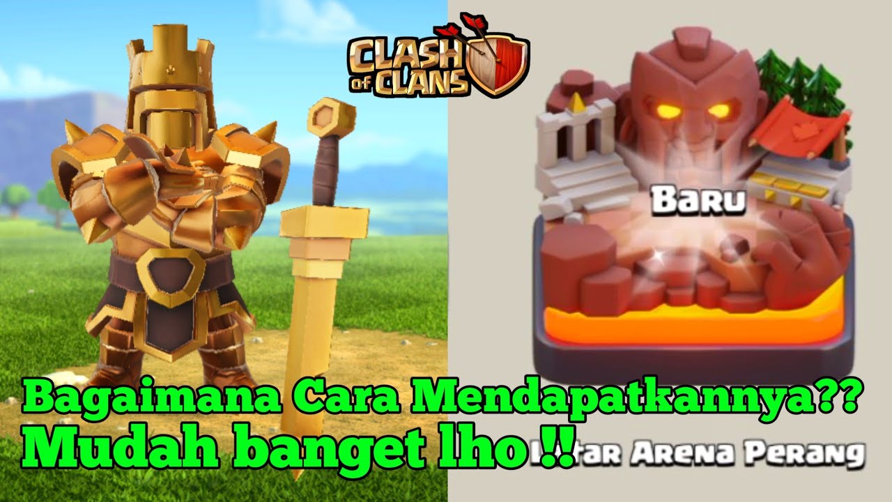 Cara Mendapatkan Skin Raja Liga Legendary COC & Latar Arena Perang COC ...