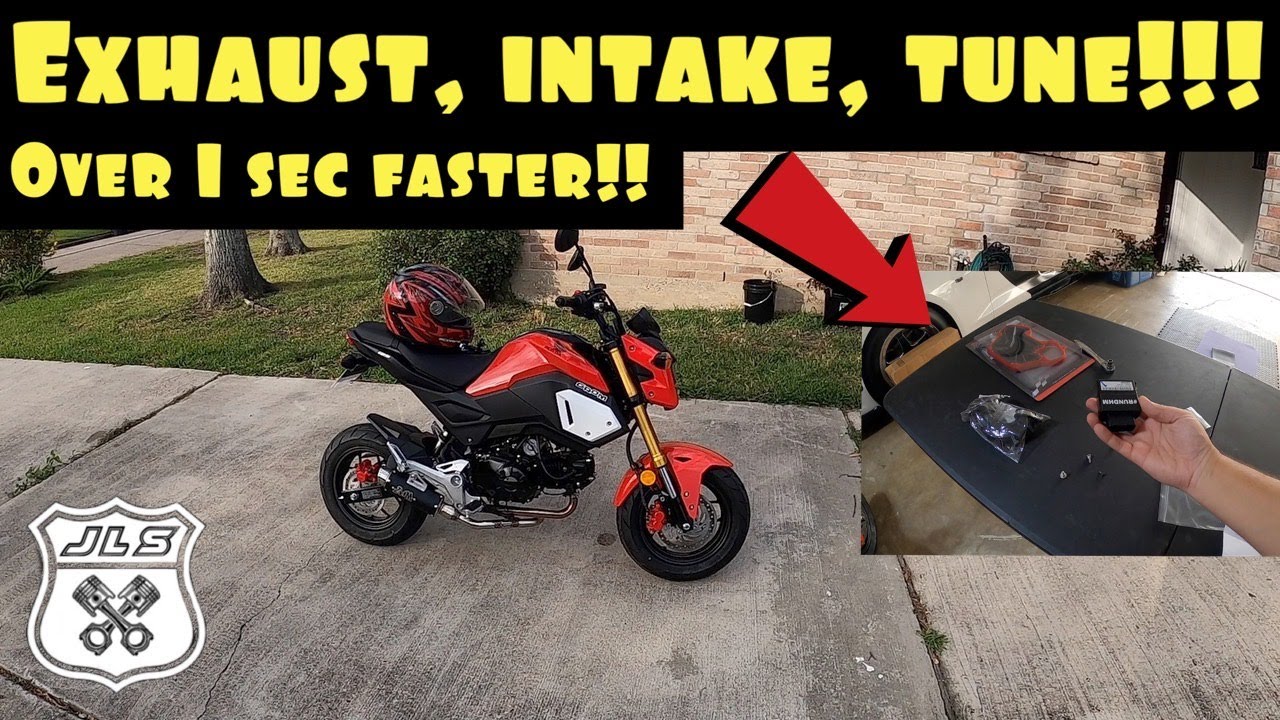 GIVEAWAY GROM GETS DHM TUNE AND KOSO INTAKE MOD!! WAY FASTER! | Vlog ...