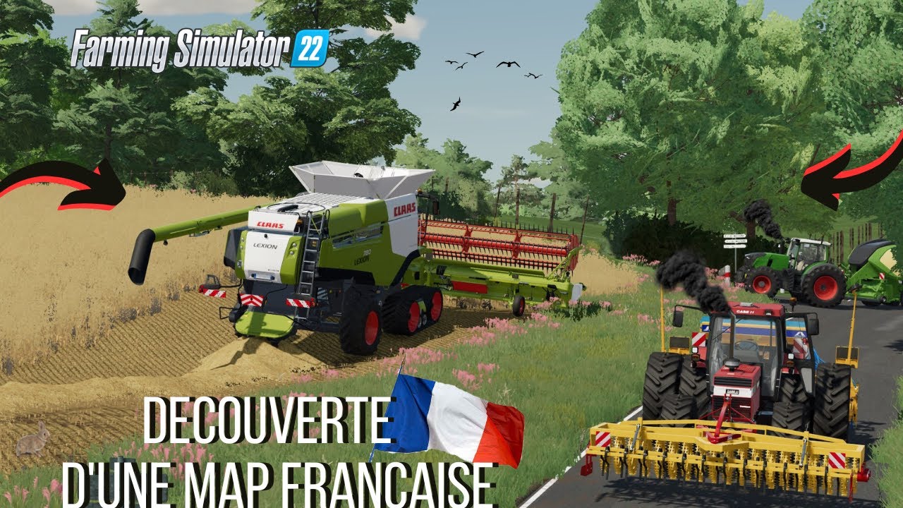 Une belle Map Française très complète et avec de jolie paysage😉 Farming ...