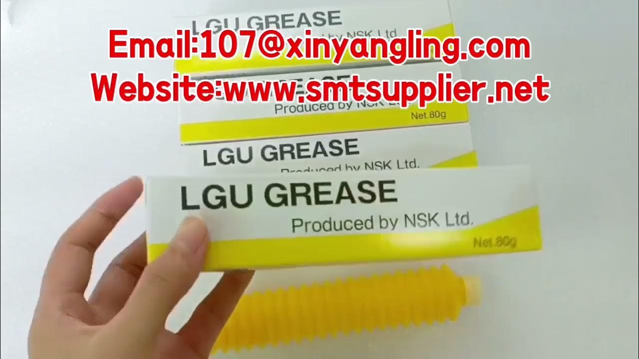 NSK LGU 80G Original New Grease for Linear Guides and lead screw - YouTube