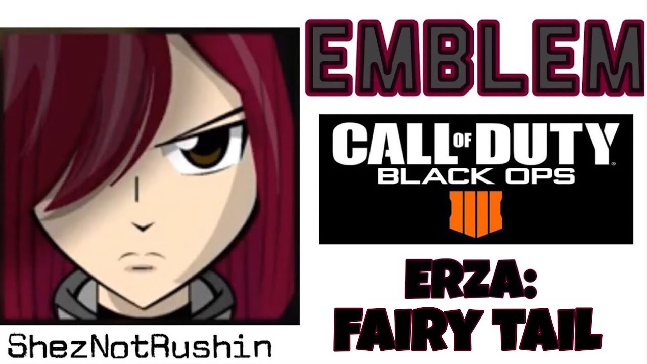 COD BO4 Emblem: Erza (Fairy Tail) - YouTube
