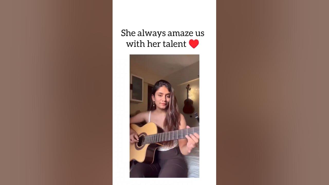 Tumse Milke Song Guitar Fingerstyle Cover Mihika Sansare Shorts Youtube
