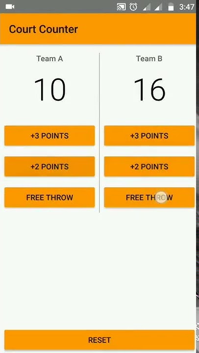 My Android Projects: Basketball Scorekeeper app - YouTube