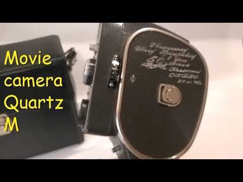 Soviet movie camera Quartz M 1961-1968. - YouTube
