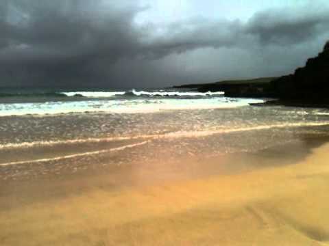 Waves at Lacken Back Strand - YouTube