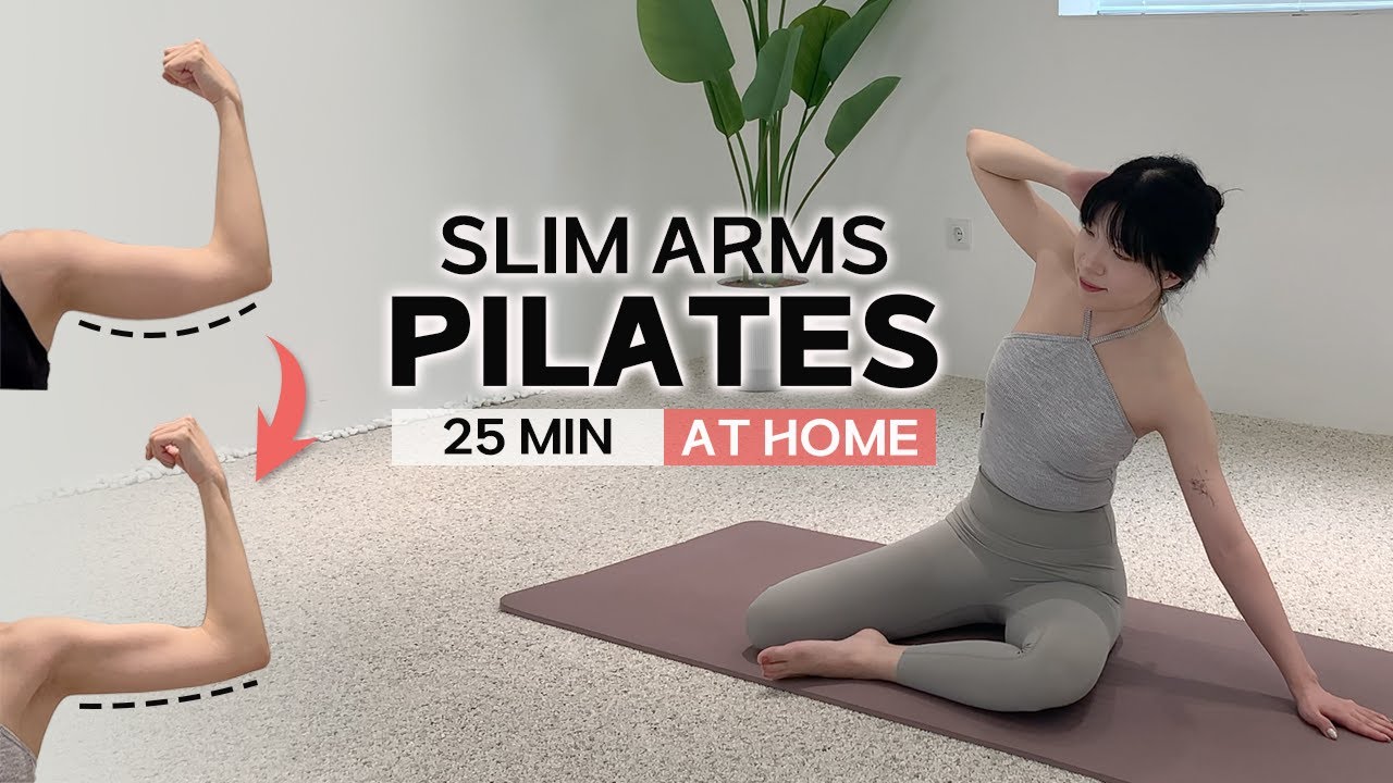 25 MIN SLIM ARMS PILATES WORKOUT - Sculpt Lean, Toned Arms & Reduce Arm ...