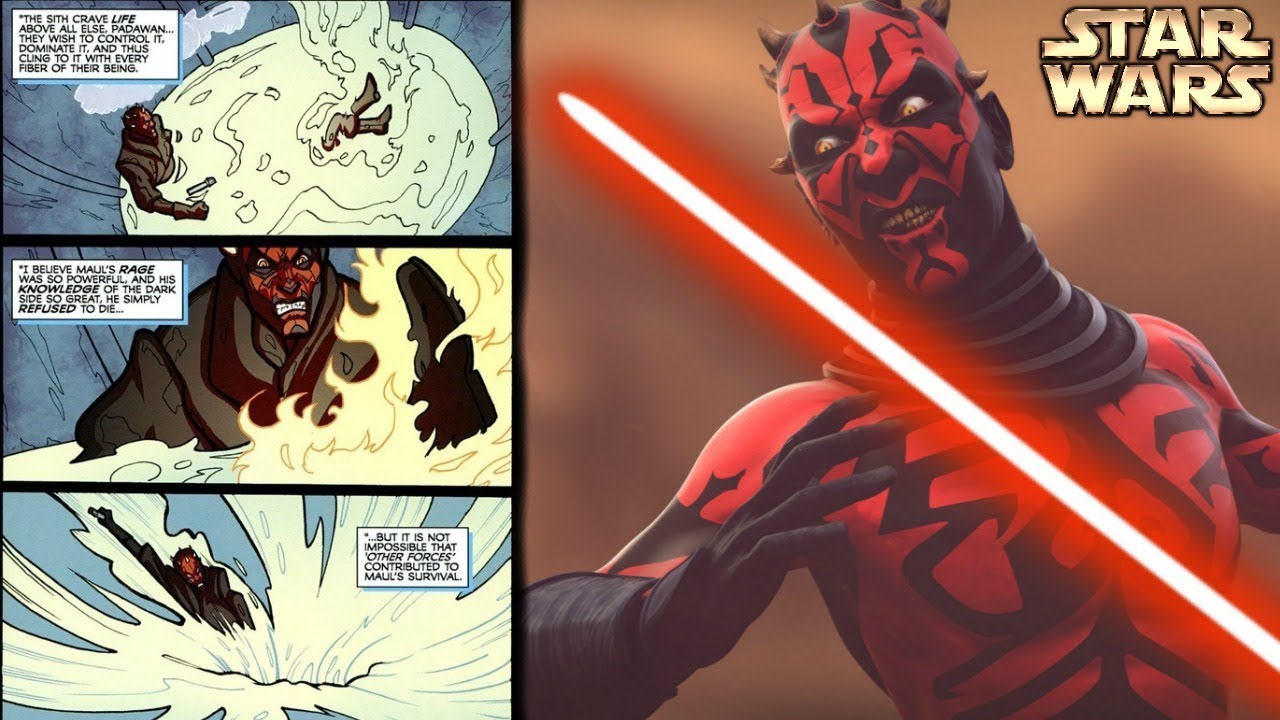 The Force Ability Darth Maul Used to Survive Being CUT IN HALF - Star ...