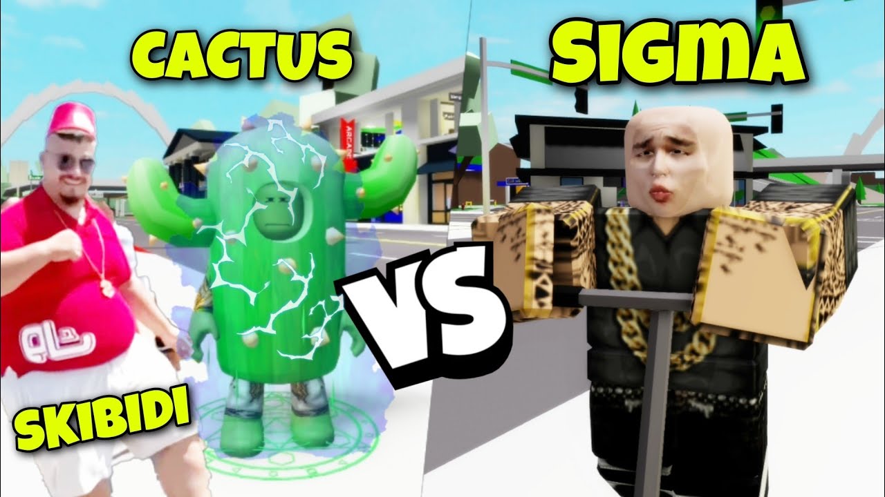 SKIBIDI ET CACTUS VS SIGMA ET SON GANG ... ! ROBLOX - BROOKHAVEN - YouTube
