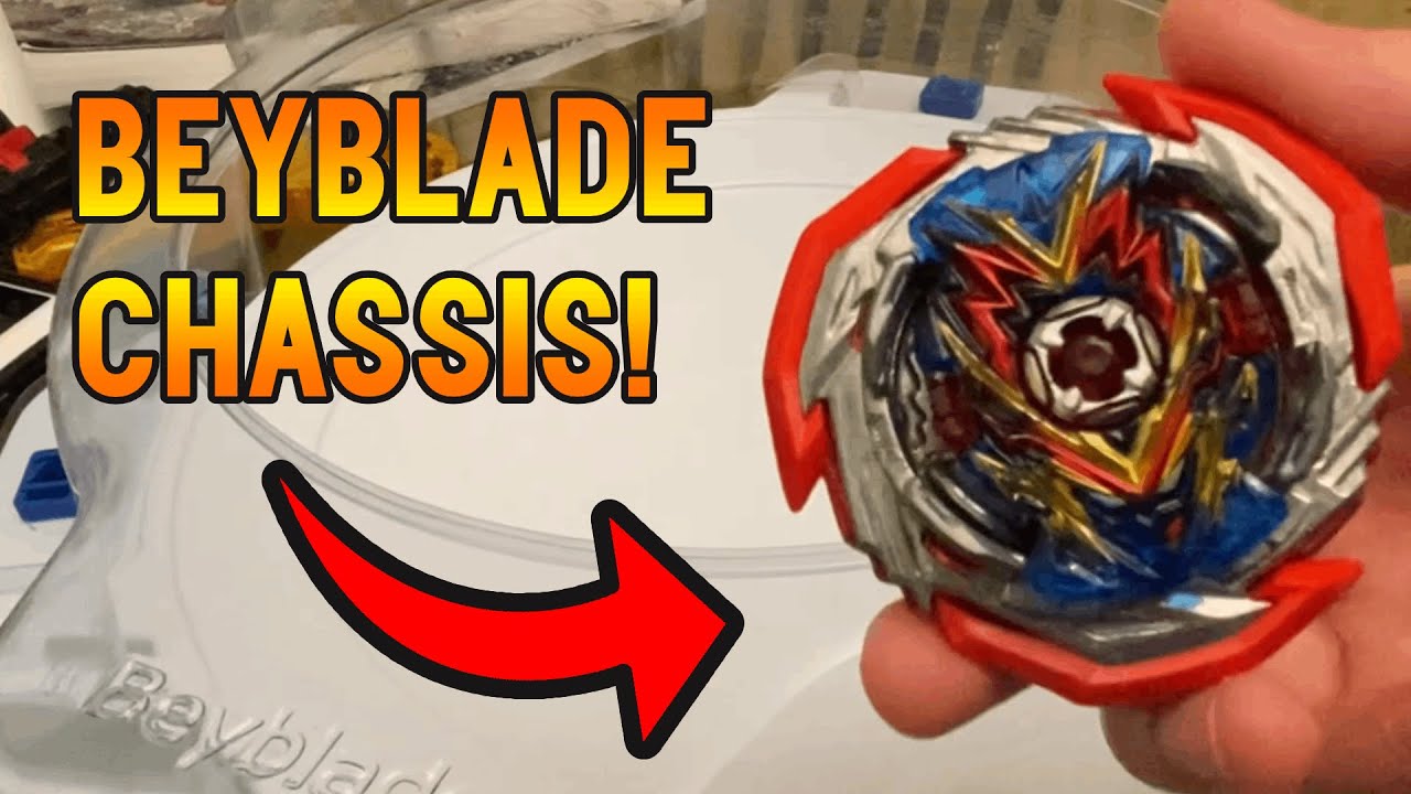 BEYBLADE CHASSIS! Beyblade Burst Sparking MOD! - YouTube