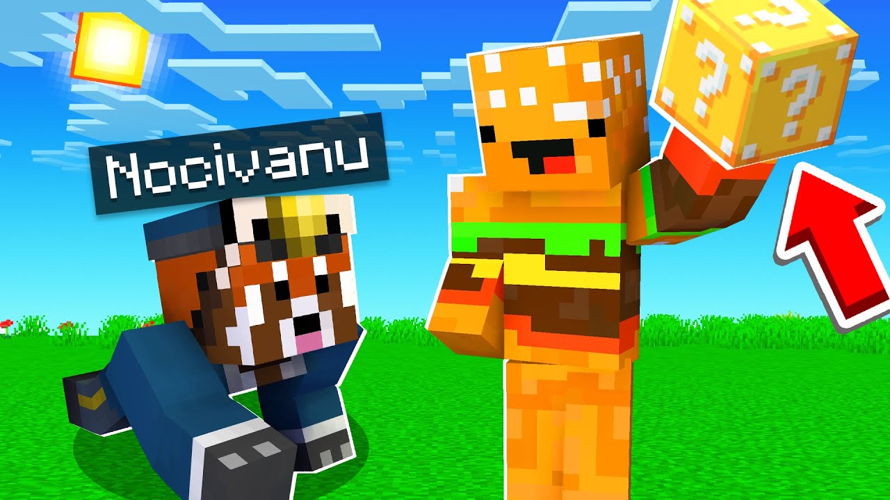 MINECRAFT LUCKY BLOCK RACE PE PROVOCARI CU NOCIVANU! - YouTube