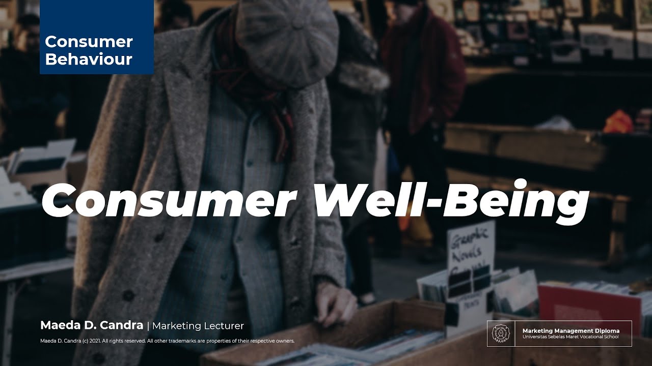Consumer Well-being - YouTube