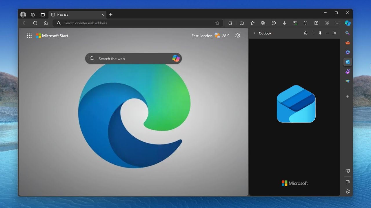 "New Outlook" icons are now available for Outlook in Edge's sidebar ...