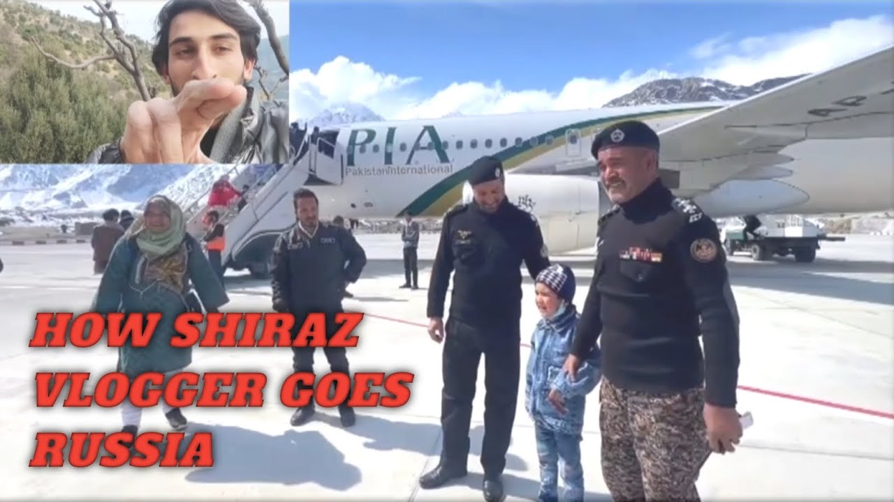 Finally Shiraz vlogger at Russia | flight with body guard - YouTube