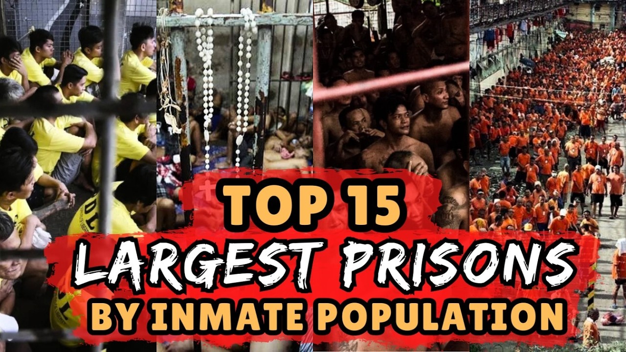 TOP 15 LARGEST PRISONS BY INMATE POPULATION SA BUONG MUNDO - YouTube