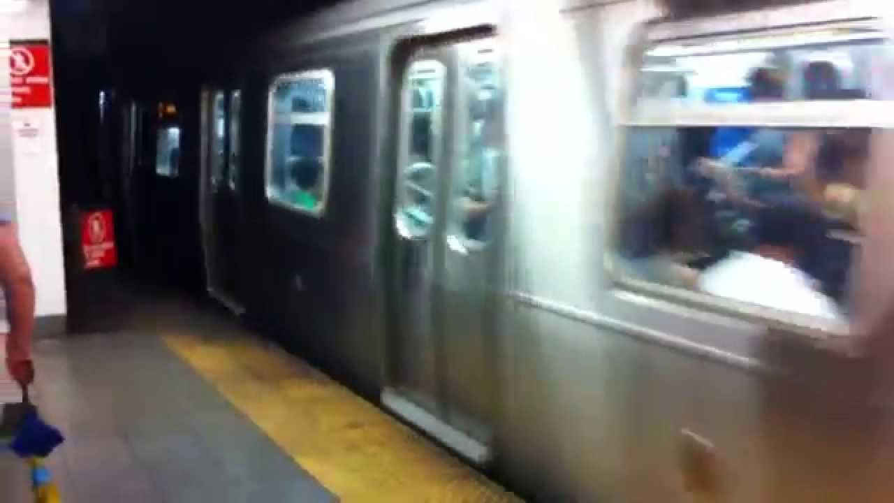 MTA NYCT Subway - R160A-1 (C) Train at 14th Street - YouTube