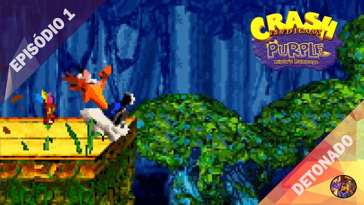 CRASH BANDICOOT PURPLE: RIPTO'S RAMPAGE! (GBA) #01 - Início da aventura ...