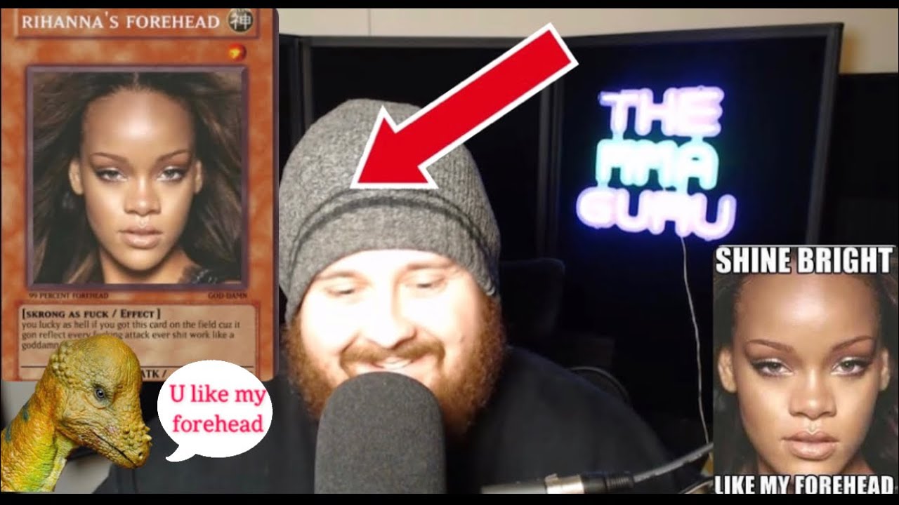 MMA Guru brutally roasts Rihannas giant forehead - YouTube