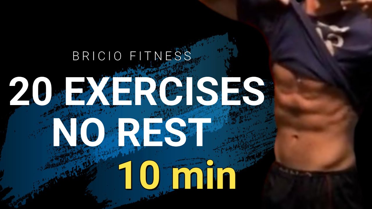 10 min FULL ABS WORKOUT - BRICIO FITNESS - YouTube