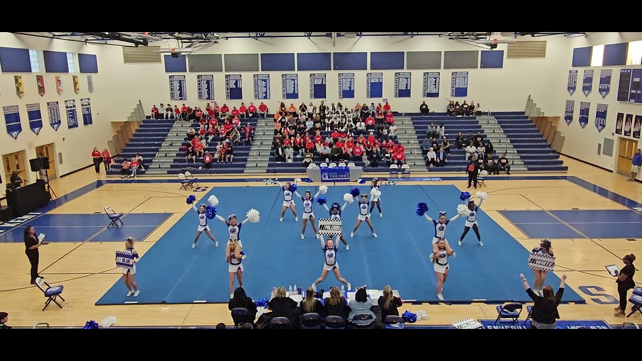 York High School at 3A Regional Cheer Competition 2024 🤍💙 - YouTube