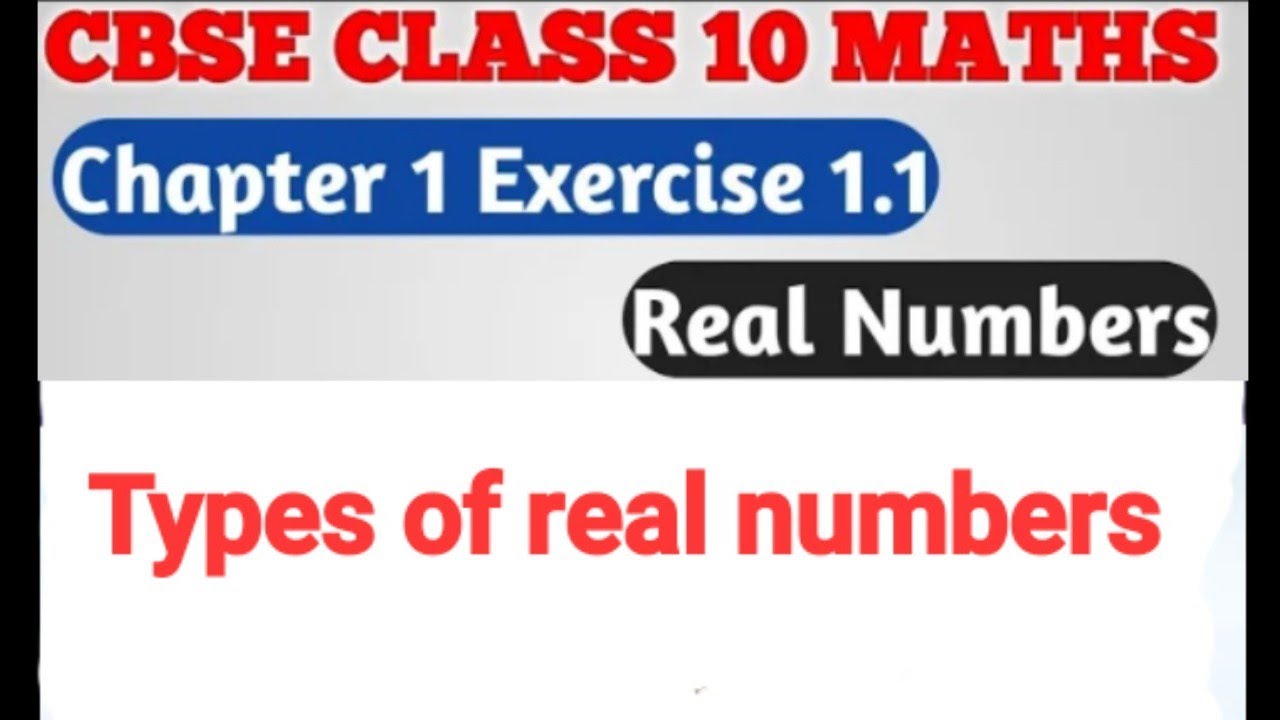 Real numbers and imaginary numbers and type of real numbers - YouTube