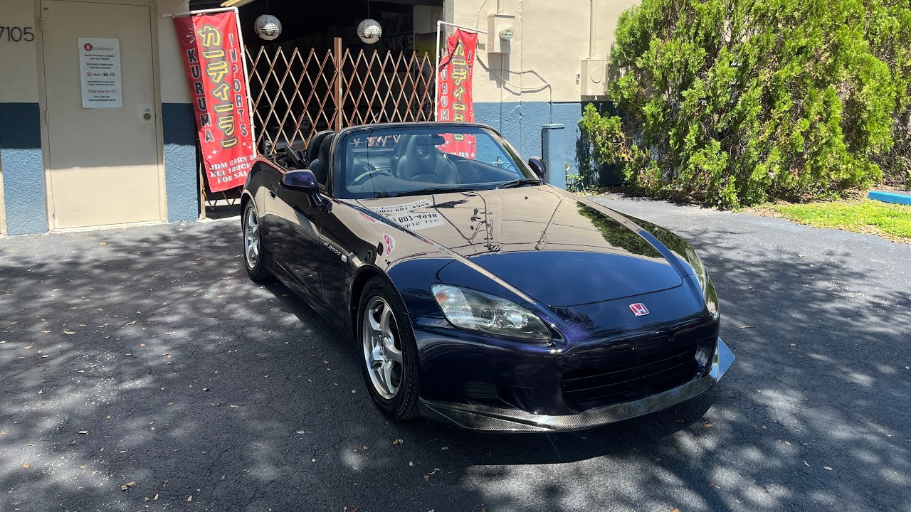 2000 Honda S2000 Type V AP1 Midnight Purple Pearl PB73P - YouTube
