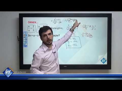 Oran Orantı 1 | KPSS DGS ALES Matematik | Kr Akademi