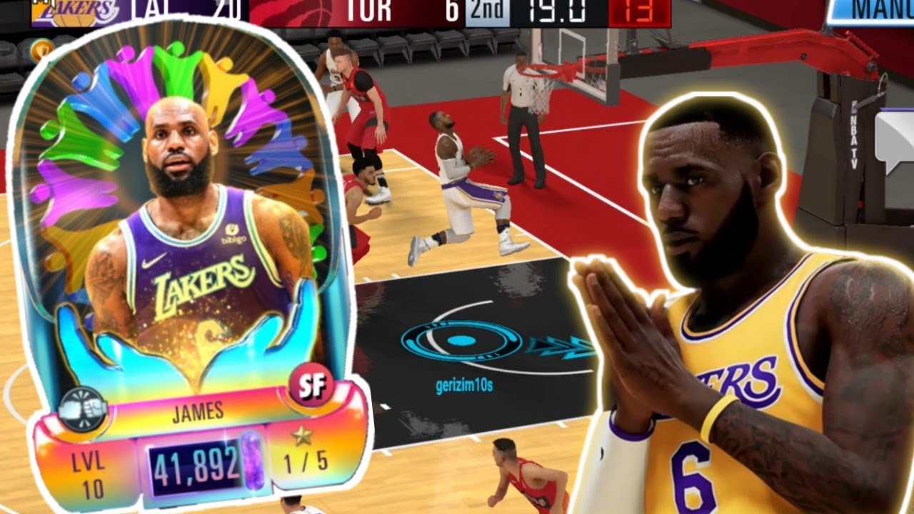 This card is in another level!? Lebron James role models card (nba 2k ...