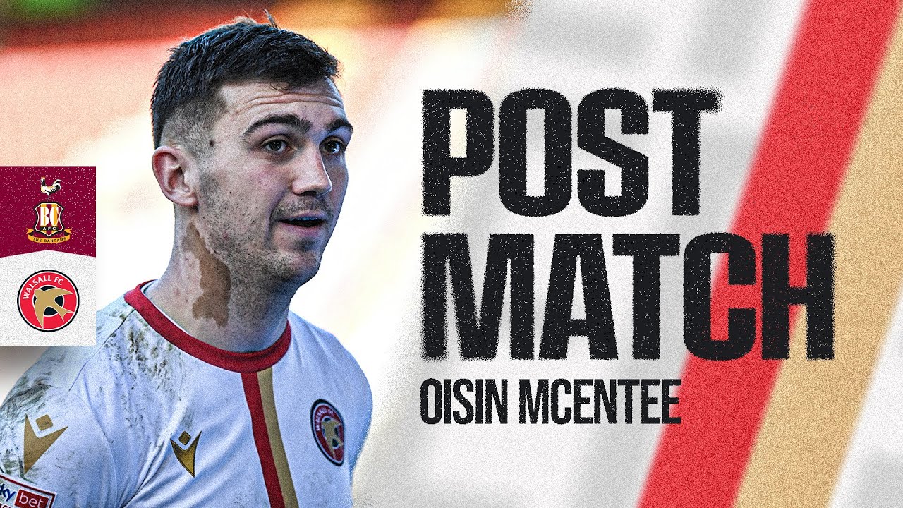 Post-match: Oisin McEntee looking to bounce back following Bradford ...