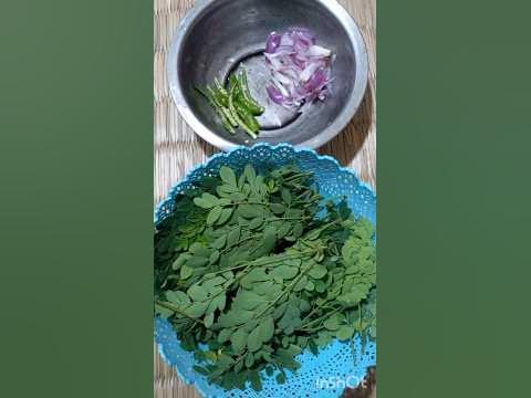 সজনে পাতা ভাজা | sojne pata recipe | moringa benefits - YouTube