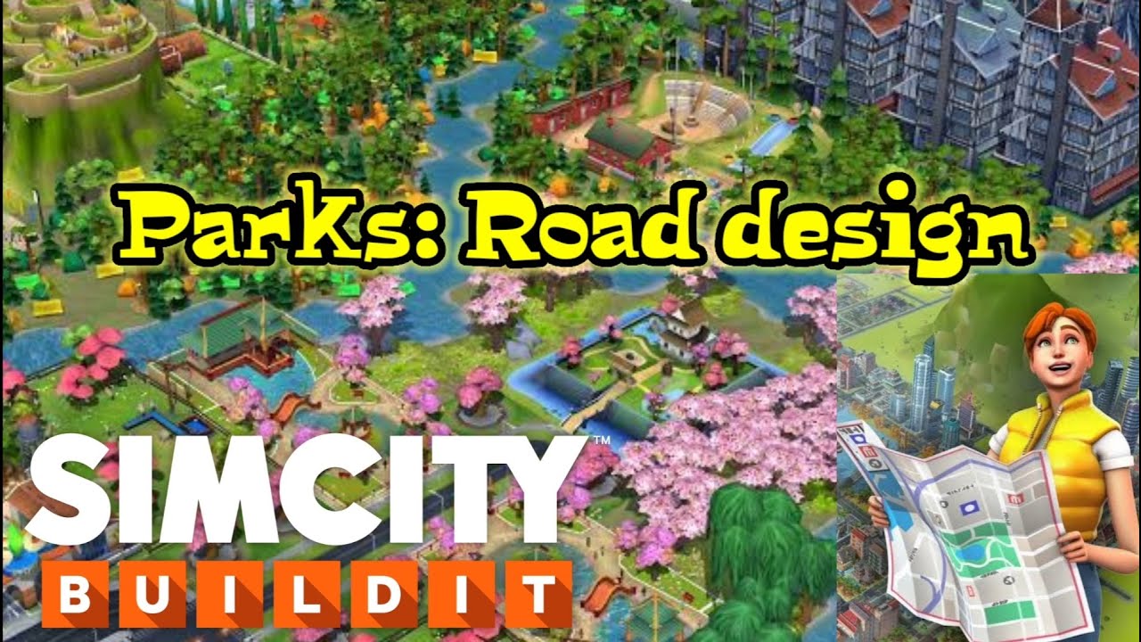 Simcity buildIt 2021 - S1 E18 Parks: Designing my city . - YouTube